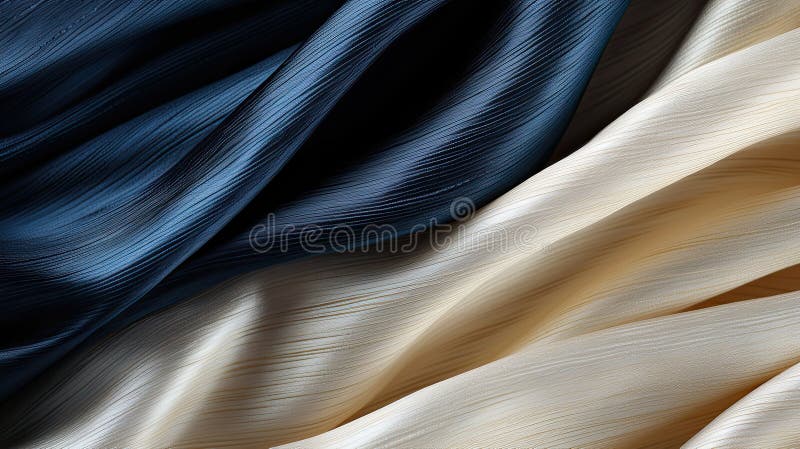 A Swath of Elegance in Textile Stock Illustration - Illustration of ...