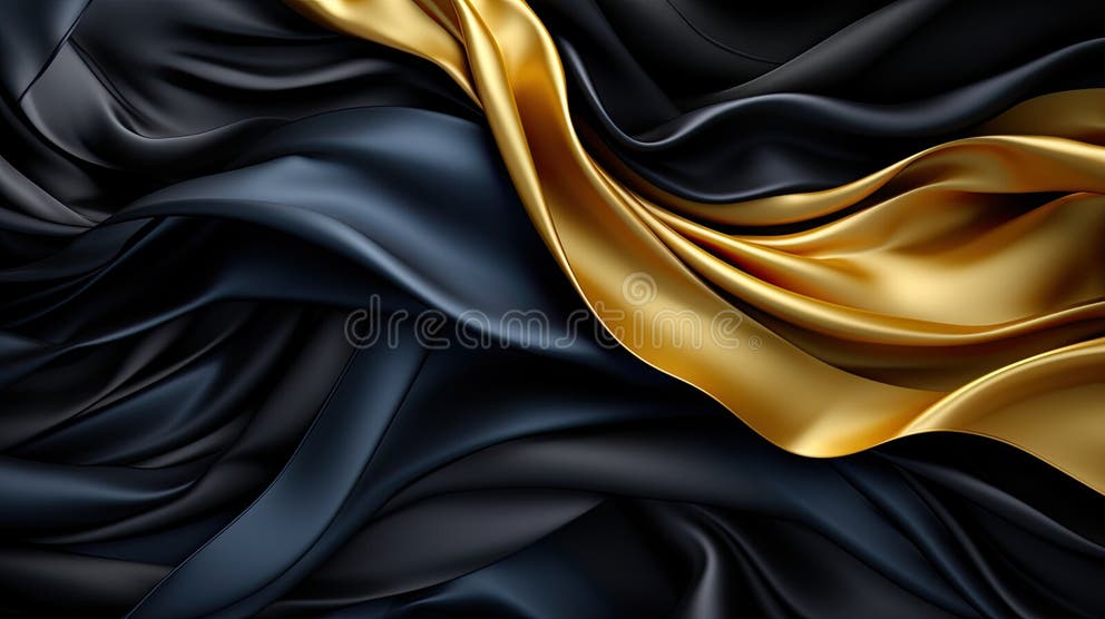 A Swath of Elegance in Textile Stock Illustration - Illustration of ...