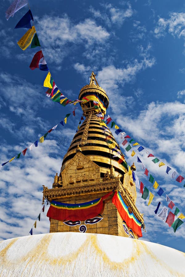Swayambhunath Temple stock image. Image of buddha, sacred - 34787627