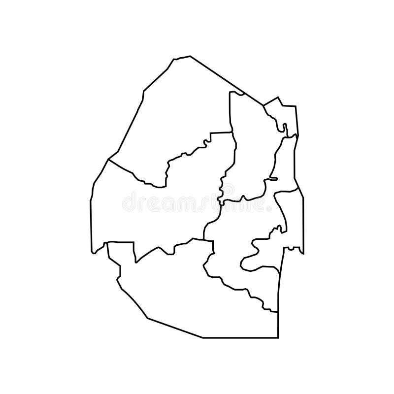 Swaziland Eswatini Map Icon Stock Vector - Illustration of land ...