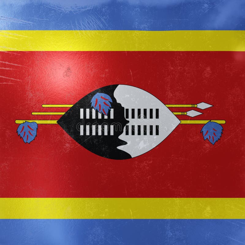 Swaziland flag icon stock illustration. Illustration of kingdom - 161258422