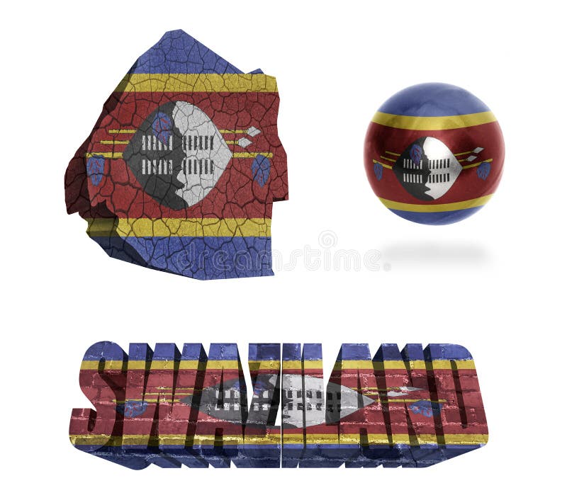 Swaziland Symbols stock illustration. Illustration of central - 100794832