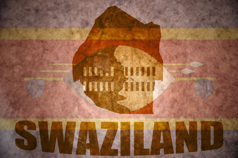 Swaziland vintage map stock photo. Image of ensign, pattern - 95605328