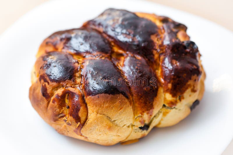 Sweat bread stock photo. Image of loaf, baked, raisins - 36265294