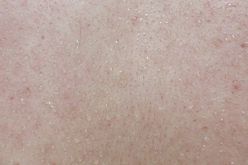 Human Skin and Sweat stock image. Image of detail, shower - 77230829