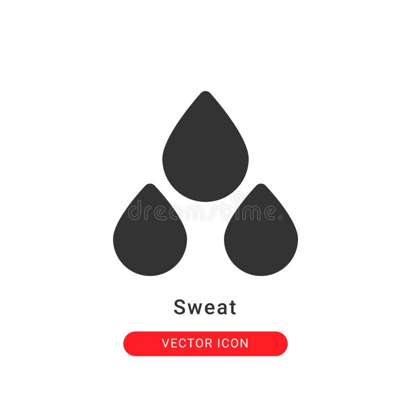 Sweat Logo Icon Design, Water Drop Symbol, Vector Illustration Stock ...