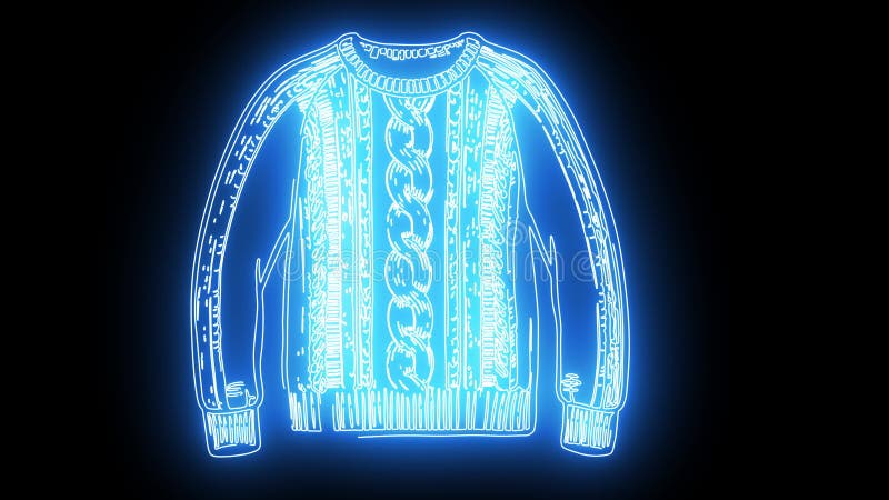 Glowing Neon Circles and Hexagon Line Abstract Futuristic Motion ...