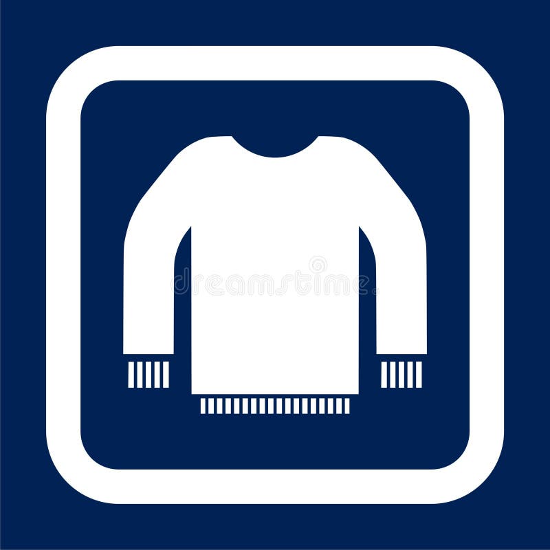 Sweater Icon - Illustration Stock Vector - Illustration of blue, circle ...