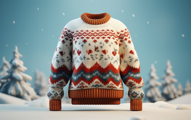 Sweater, Transparent Setting -Generative Ai Stock Illustration ...