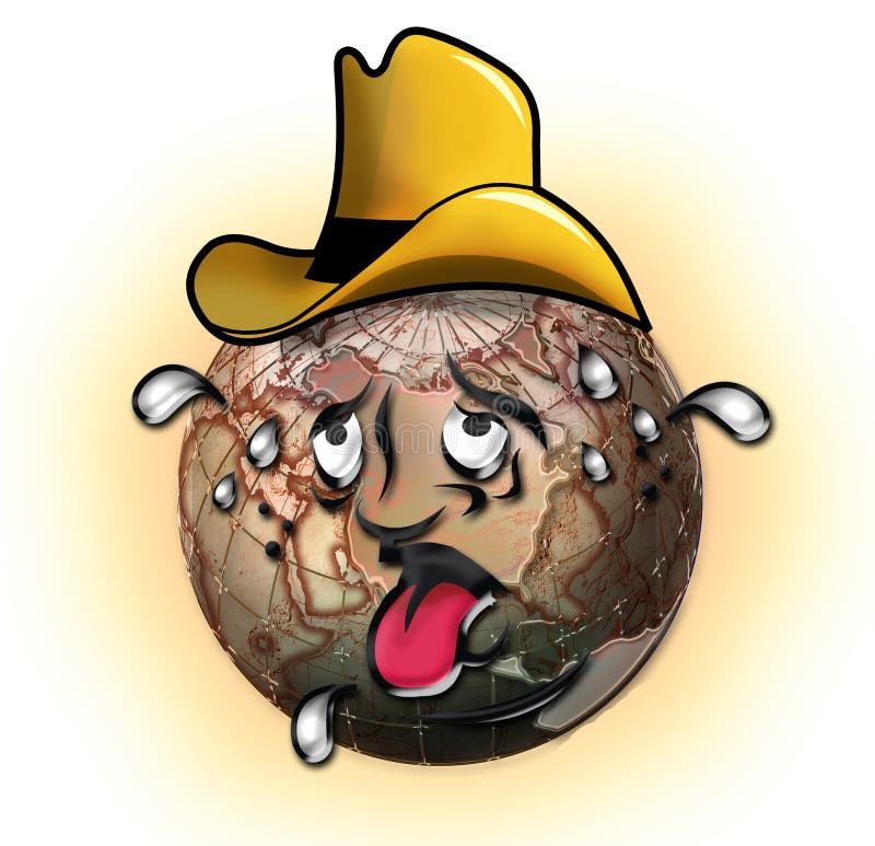 Earth Sweating Stock Illustrations – 72 Earth Sweating Stock ...