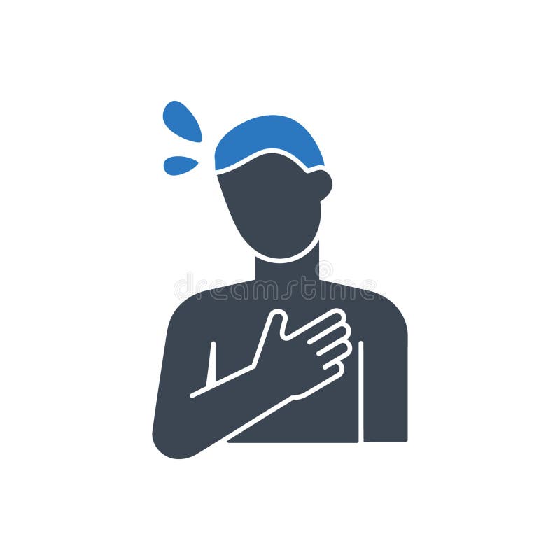 Sweating Emotional Symbol Icon Stock Vector - Illustration of feelings ...