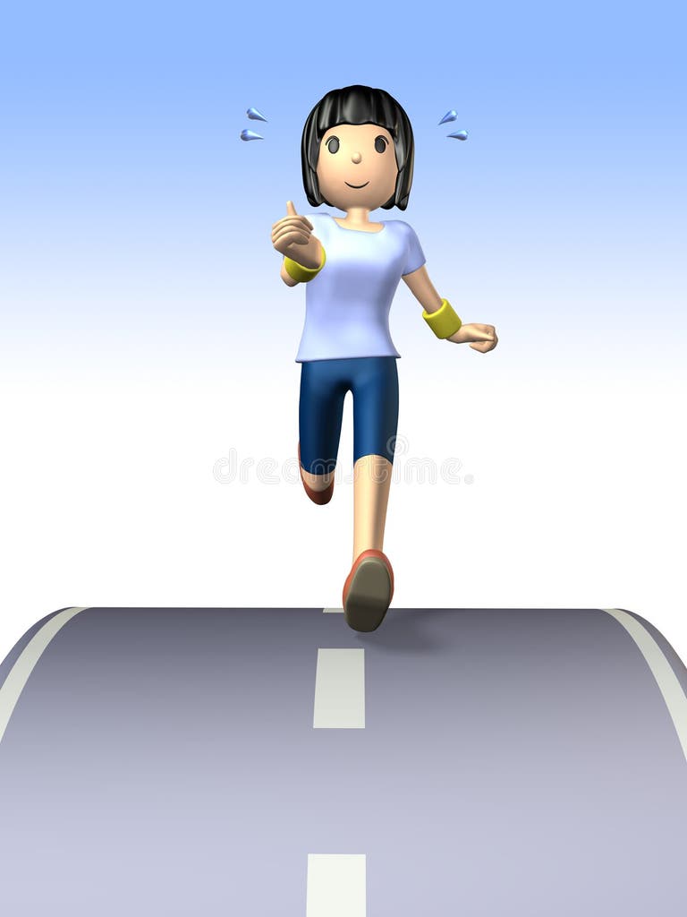 Marathon Sweating Stock Illustrations – 43 Marathon Sweating Stock ...