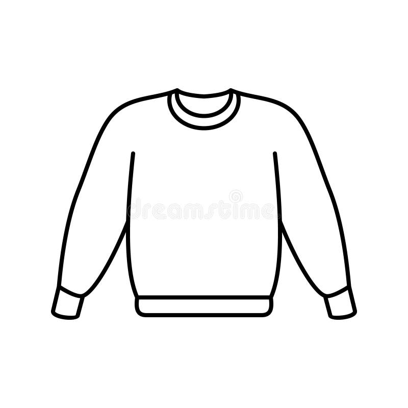 Sweater Outline Stock Illustrations – 11,717 Sweater Outline Stock ...