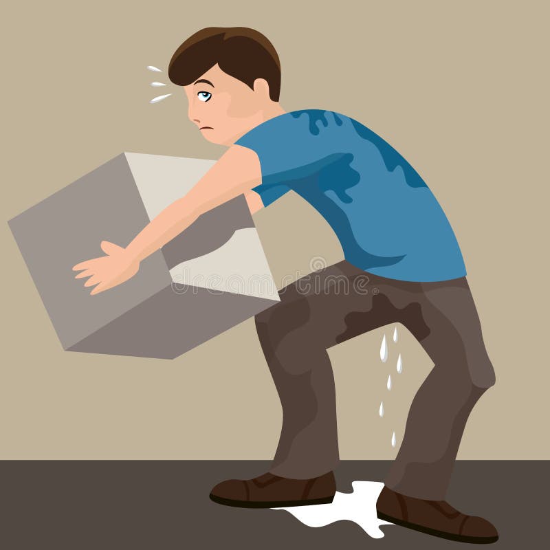 Sweating Sun Character stock vector. Illustration of graphic - 56032995