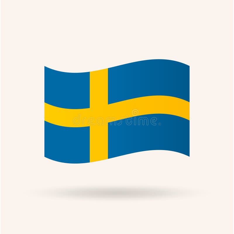 Sweden Flag stock vector. Illustration of frame, icon - 89333660