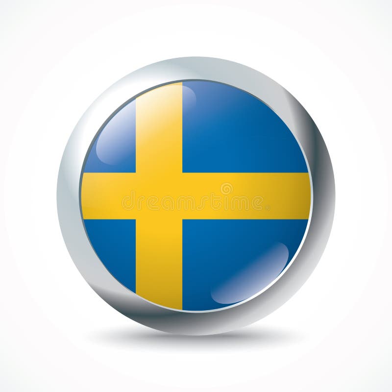 Sweden flag button stock vector. Illustration of isolated - 125167224 Sweden flag button stock vector. Illustration of isolated - 125167224