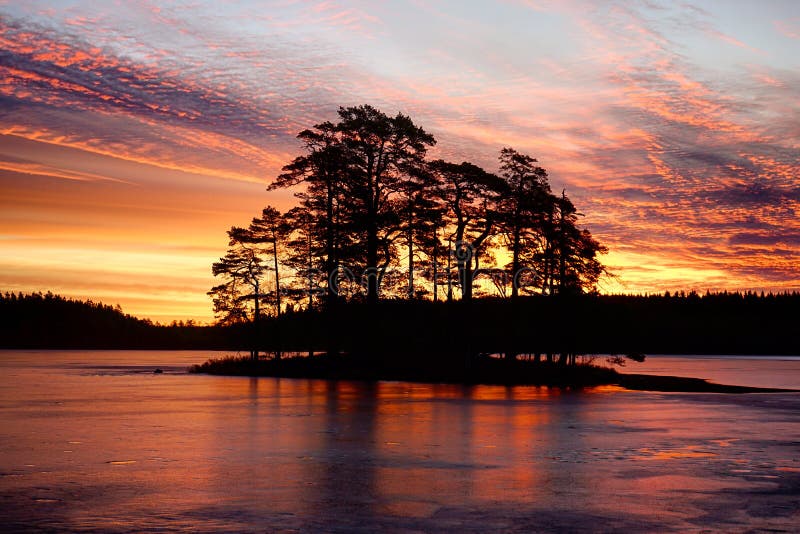 Sweden stock photo. Image of nature, tree, reservoir - 95716248