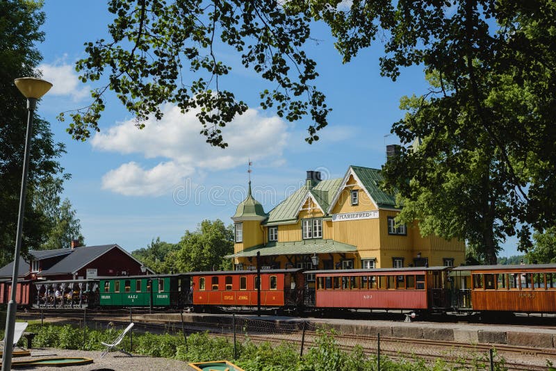 Sweden old train editorial photo. Image of transport - 75537181