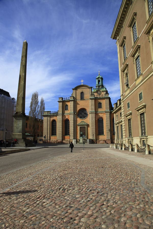 Sweden, Stockholm, Cathedral. Editorial Stock Photo - Image of palace ...