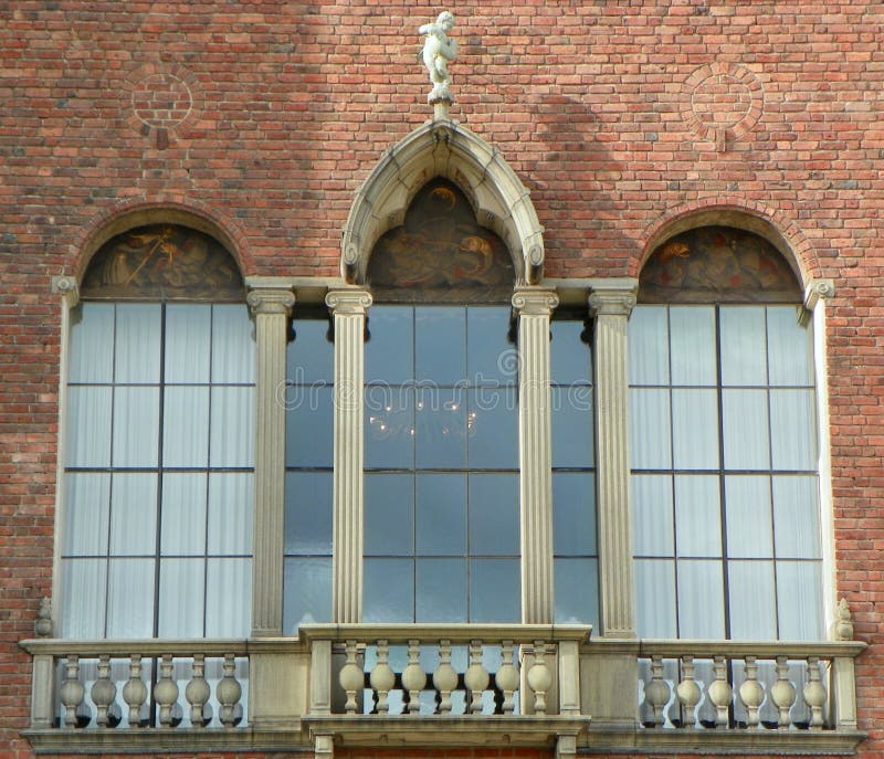 Sweden, Stockholm, Windows of the City Hall Stock Photo - Image of ...