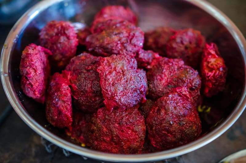 Swedish beef burgers stock image. Image of beetroot, baked - 45898499