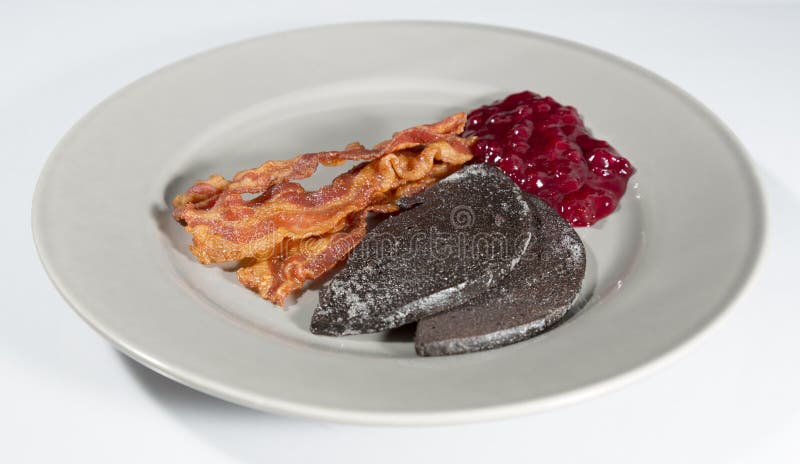 Swedish Blood Pudding White Plate Stock Photos - Free & Royalty-Free ...