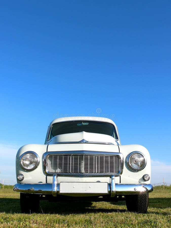 Swedish Classic Cars - in the Junk Yard Stock Photo - Image of rust ...
