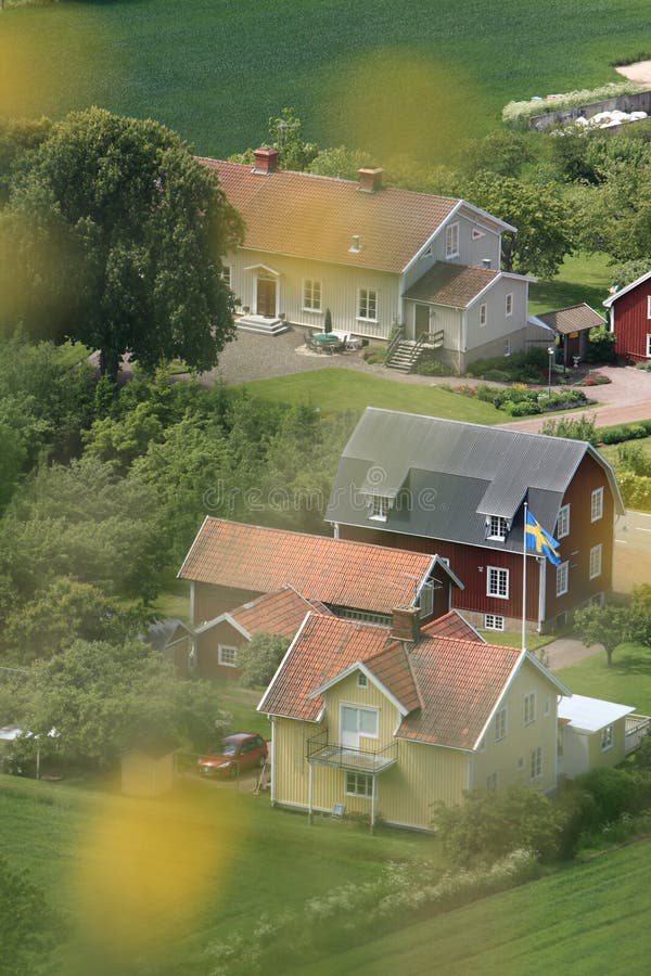 Swedish countryside stock photo. Image of pasture, grass - 12764320