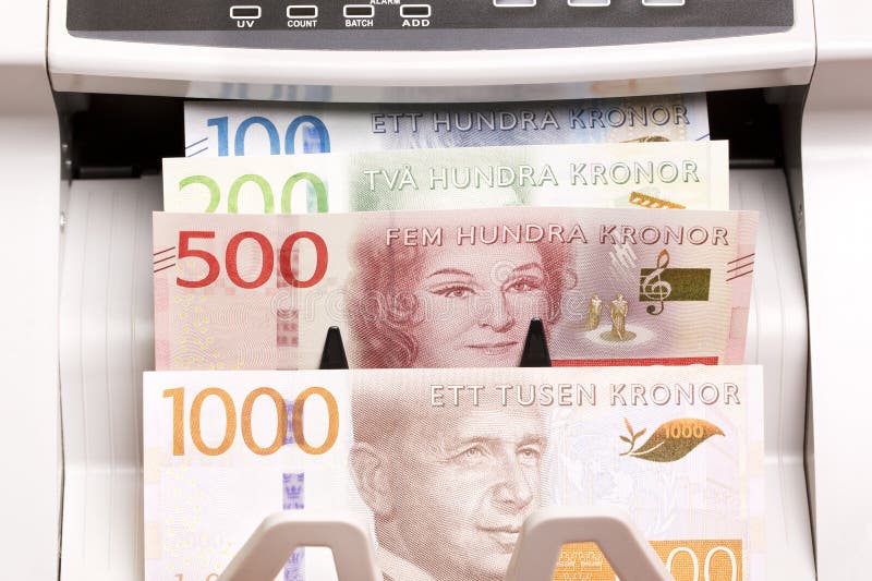 Swedish Crown Counting Machine Stock Photos - Free & Royalty-Free Stock ...