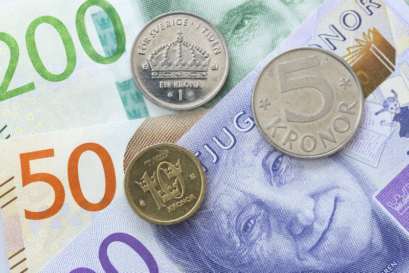 Swedish Currency Close Up stock image. Image of lindgren - 61750781