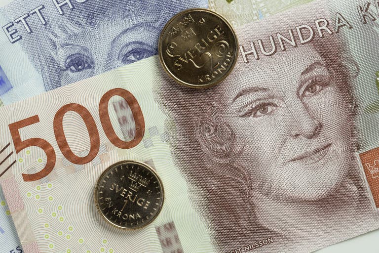 Swedish Currency Close Up stock image. Image of macro - 80892189