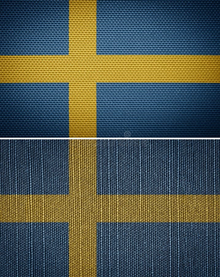 Swedish flag stock image. Image of flax, national, jute - 105507697