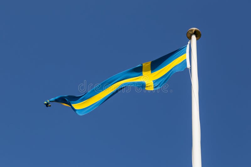 Swedish Flag stock image. Image of pride, patriotism - 58345949
