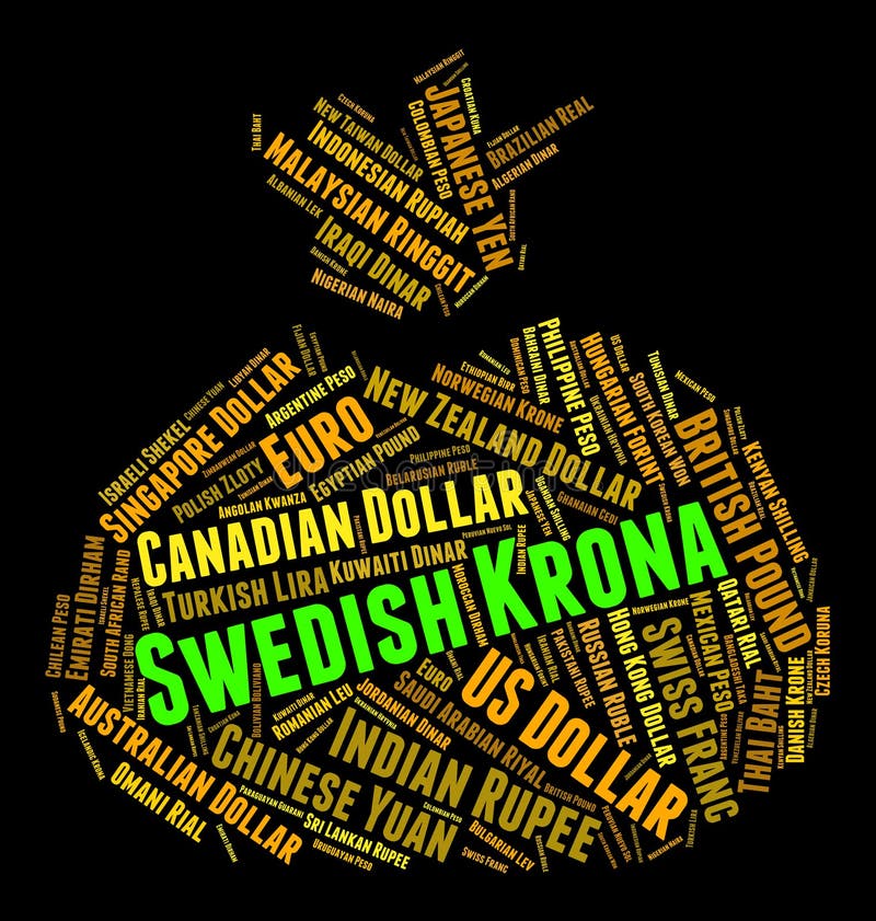 Swedish Krona Money and Flag Flat Icon Stock Vector - Illustration of ...