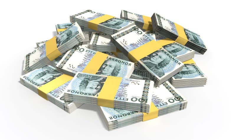 Swedish Krona Notes Bundles Stock Image - Image of notes, krona: 42744869
