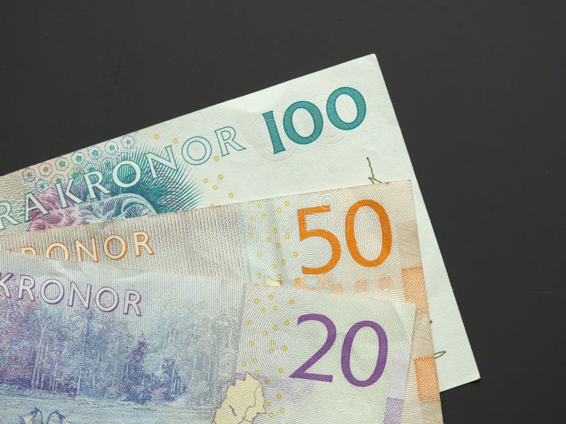 Swedish Krona (SEK) Notes, Currency of Sweden (SE) Stock Image - Image ...