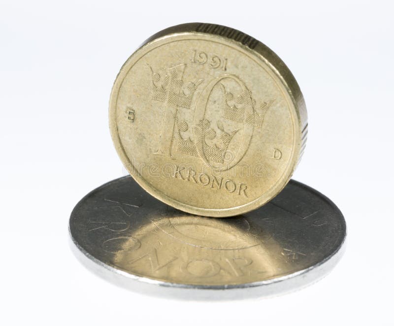 Swedish 10 krona stock image. Image of growth, gold, savings - 23323817