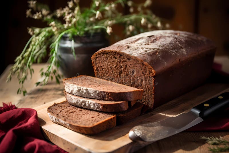 Swedish Rye Bread - Sweden (Generative AI) Stock Illustration ...