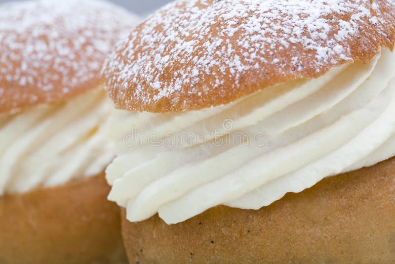 Semla stock image. Image of isolated, white, good, food - 36736133