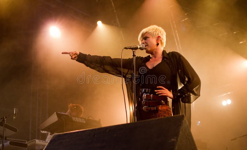 Swedish singer Robyn editorial stock photo. Image of female - 15613008