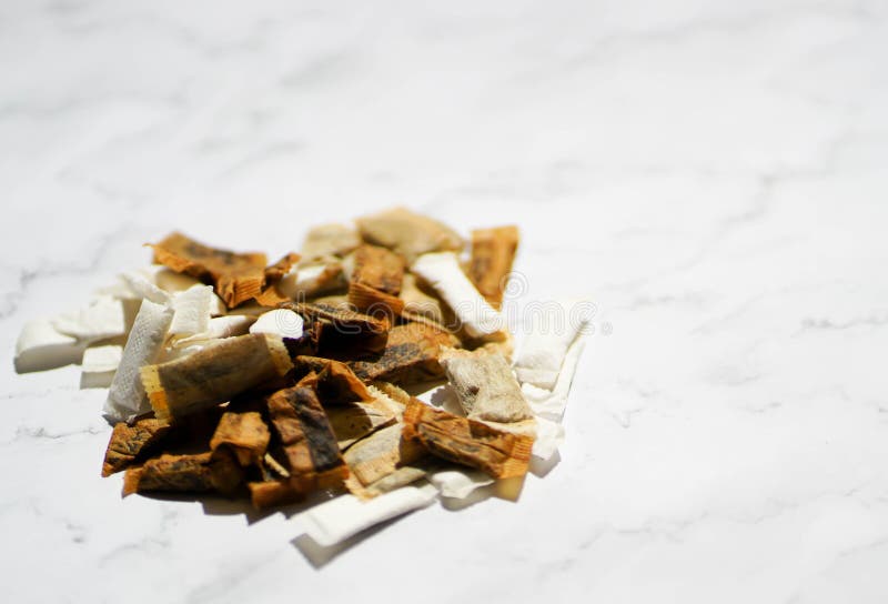 Swedish Snus Chewing Tobacco on a White Granite Background Stock Photo ...