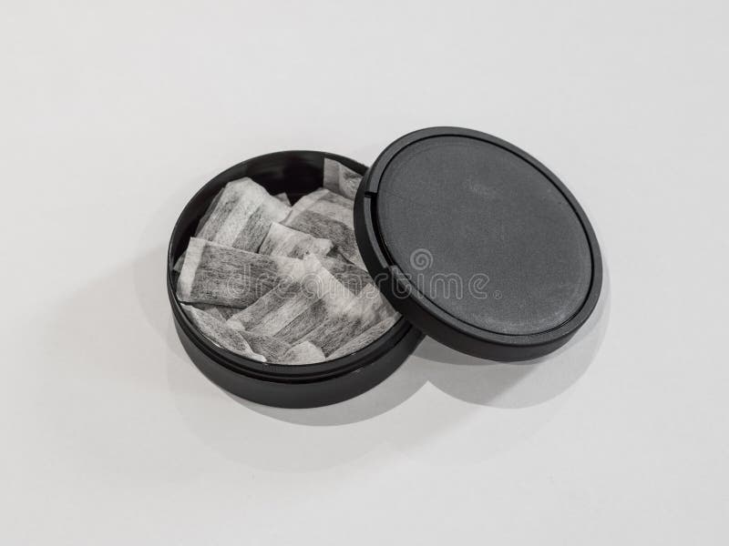 Snus - A Box Of Snus, A Moist Powder Tobacco Product Stock Photo ...