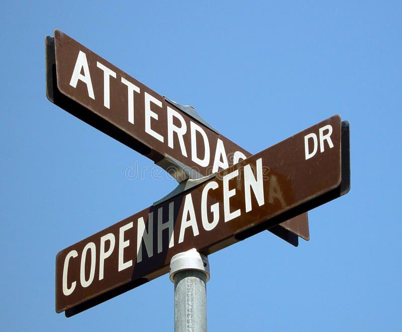 Swedish street sign stock image. Image of drive, copenhagen - 195037