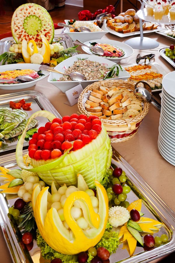 Swedish Table of Fish Dishes Stock Photo - Image of variety, table ...