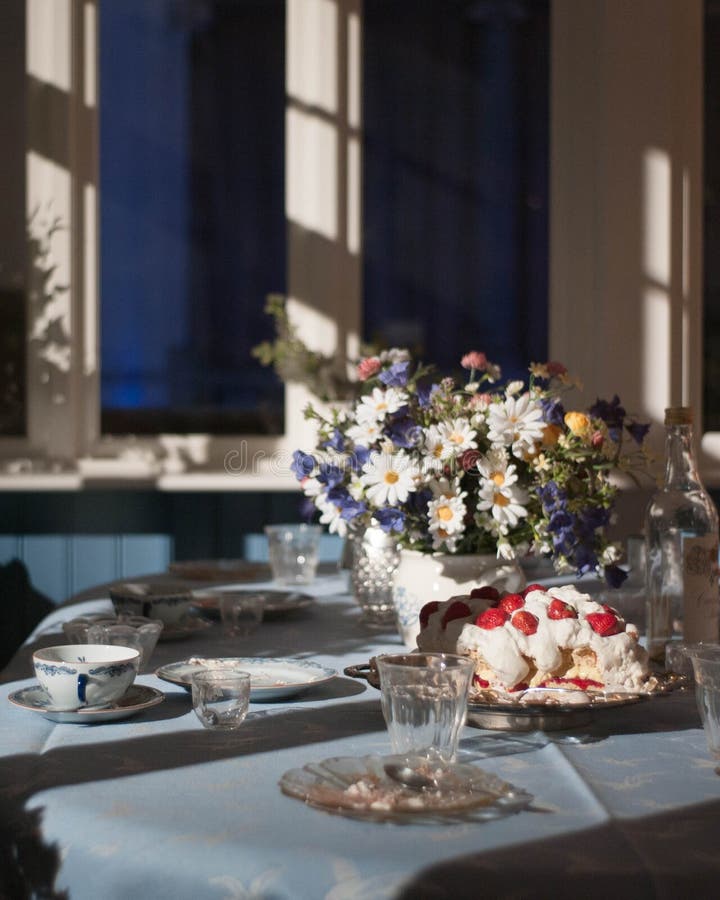 Swedish Table of Fish Dishes Stock Photo - Image of variety, table ...