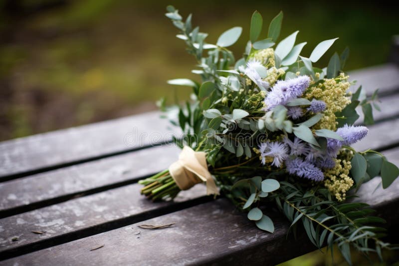 Swedish Wedding Bouquet with Myrtle Flower Stock Photo - Image of ...