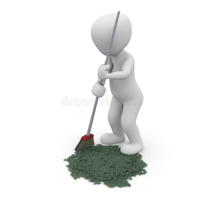Sweep stock illustration. Illustration of season, garden - 31178513