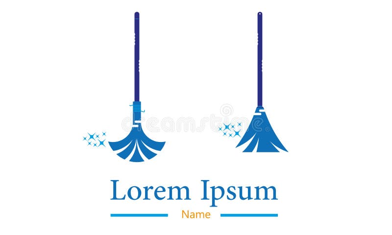 Sweeper Logo Design Cleaning and Maintenance Logo and Vector Template ...