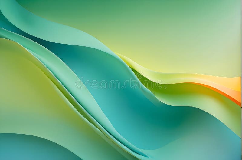 Abstract Waves of Color Flowing in a Vibrant Artistic Representation ...