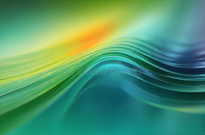Abstract Waves of Color Flowing in a Vibrant Artistic Representation ...